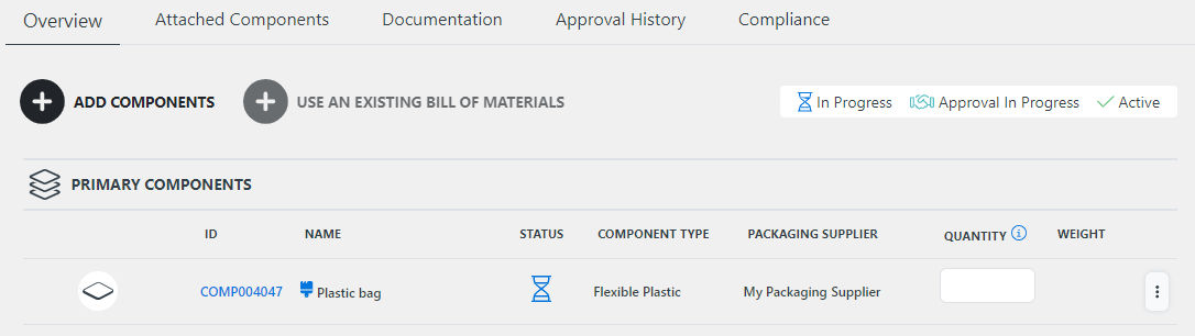 Complete and Submit a Bill of Materials (Task) – e-halo