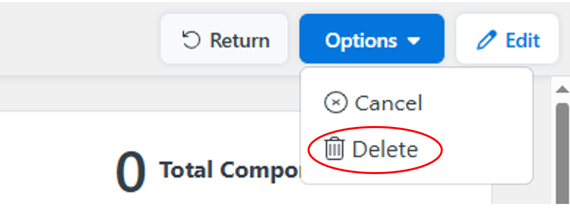 Delete a Product – e-halo