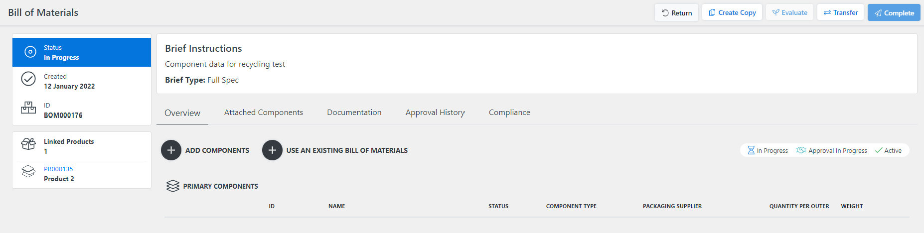 Brief the Creation of a Component – e-halo