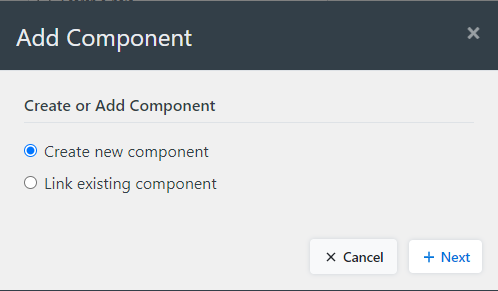 Brief the Creation of a Component – e-halo