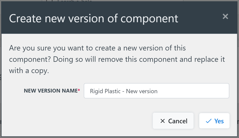 Versioning Components in e-halo – e-halo